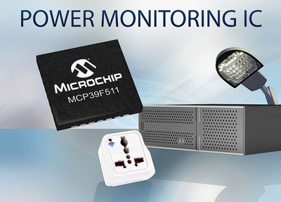 Microchip Releases New Single Phase Power Monitoring IC