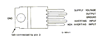 TDA2003 Technical Data